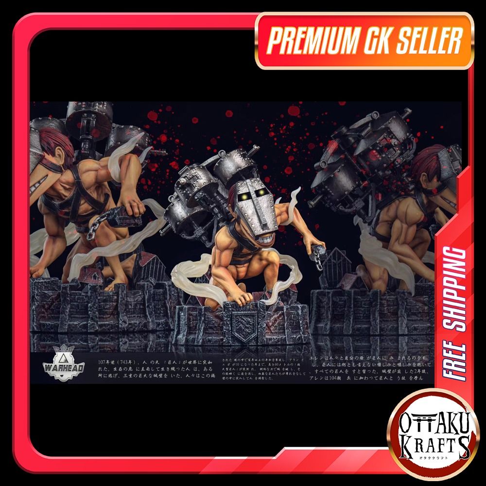 Attack On Titan | The Cart Titan | Warhead Studio | 【FREE Shipping - PO ...
