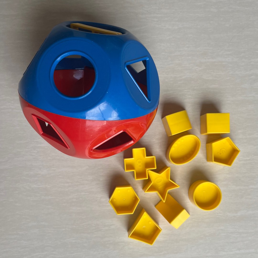 Authentic tupperware shape sorting toy, Hobbies & Toys, Toys & Games on ...