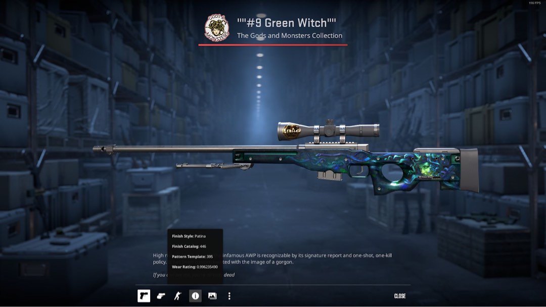 CS2 CSGo Skin AWP Medusa - Battled Scarred Buff Float Ranking #9, Video ...