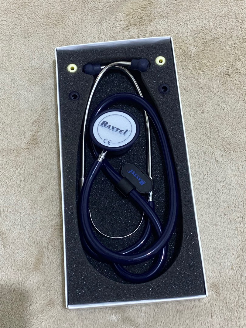 Baxtel Stethoscope in Navy Blue, Health & Nutrition, Medical Supplies ...