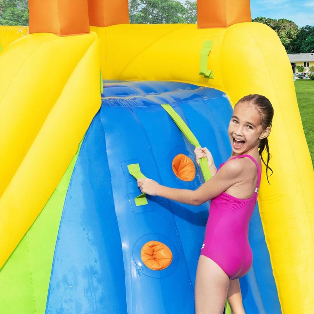 Bestway H2OGO Mount Splashmore Kids Inflatable Outdoor Backyard Water ...