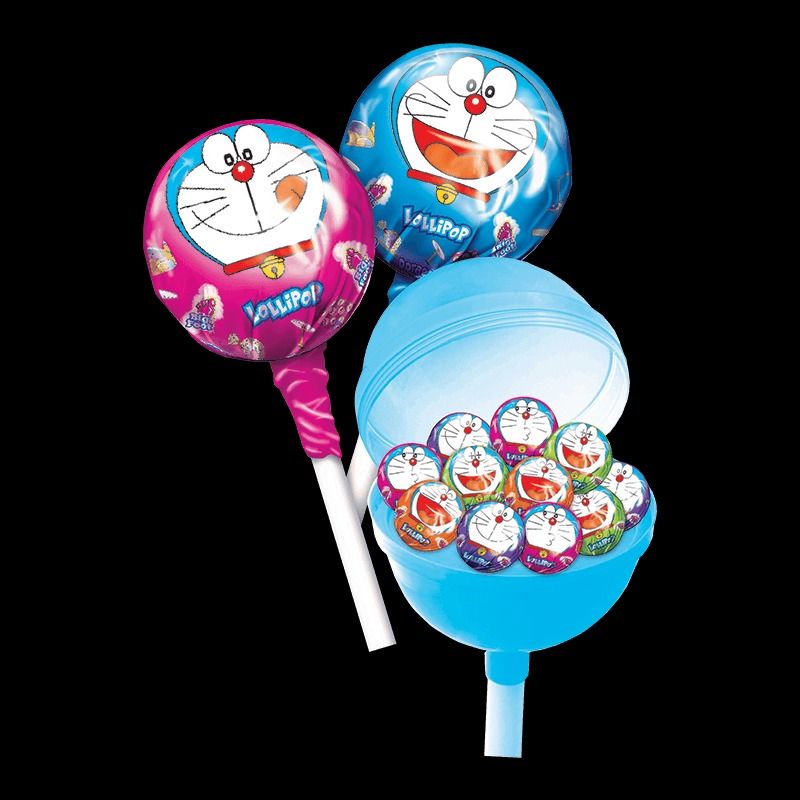 Big Foot Doraemon Mega Lollipop, Food & Drinks, Local Eats on Carousell