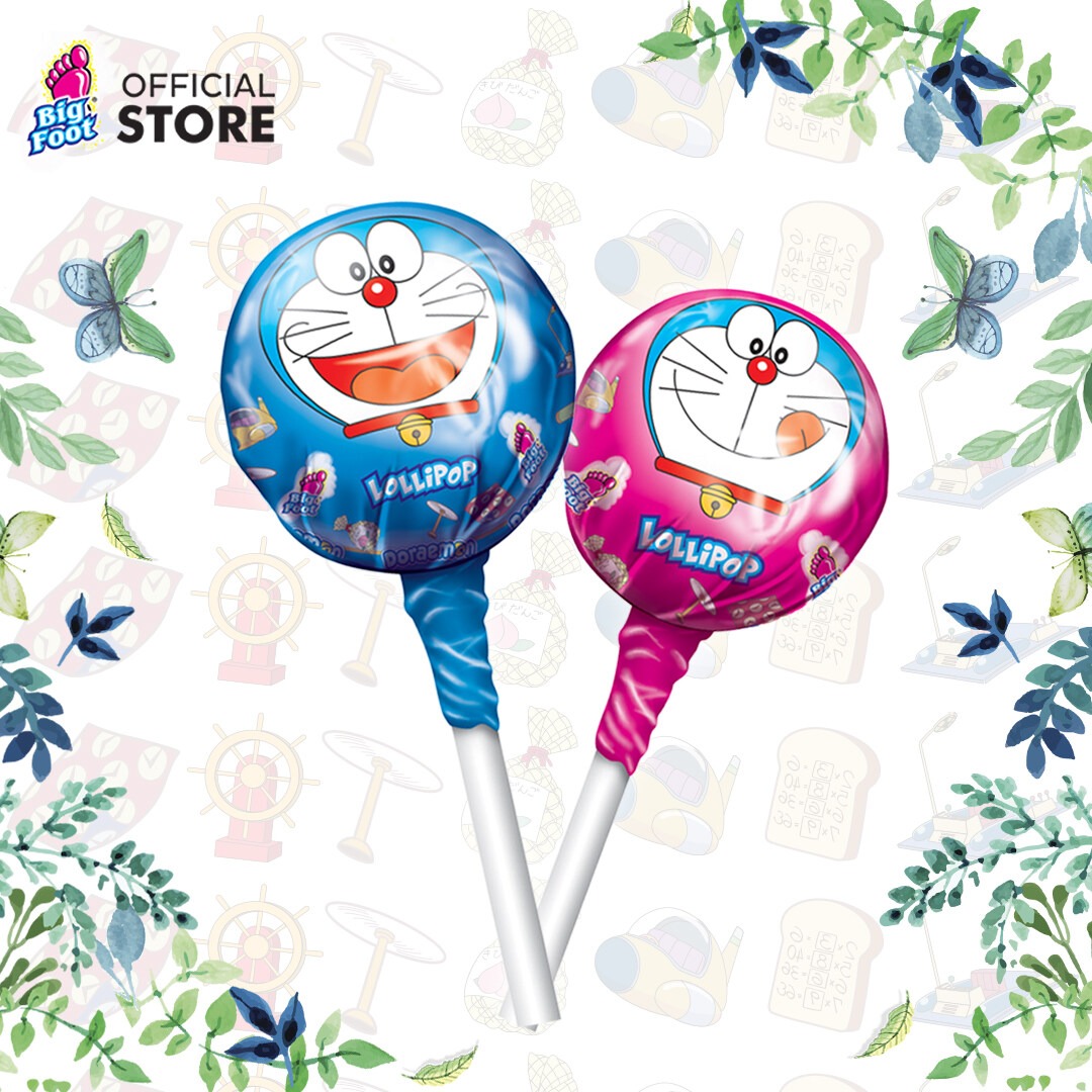 Big Foot Doraemon Mega Lollipop, Food & Drinks, Local Eats on Carousell
