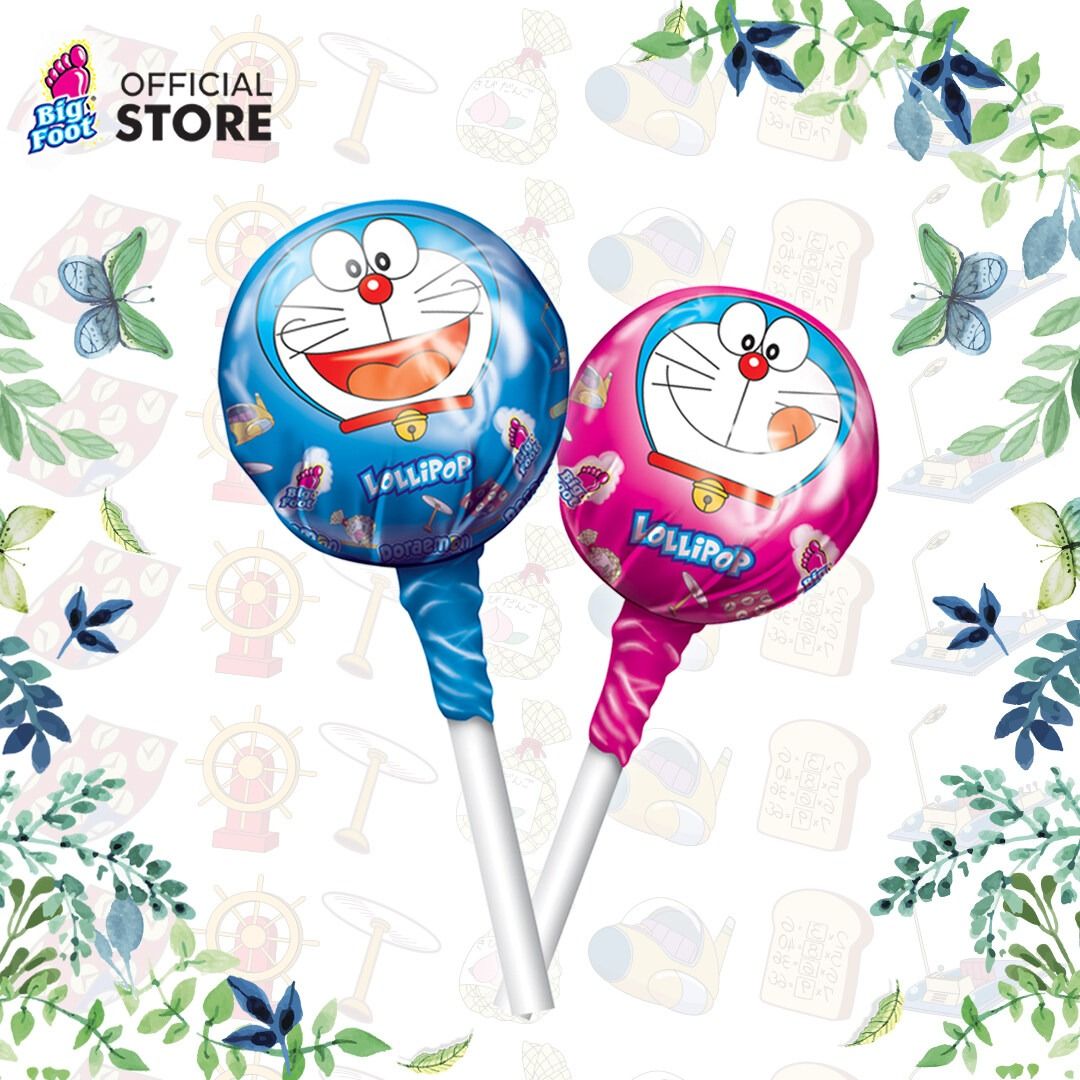 Big Foot Doraemon Mega Lollipop, Food & Drinks, Local Eats on Carousell