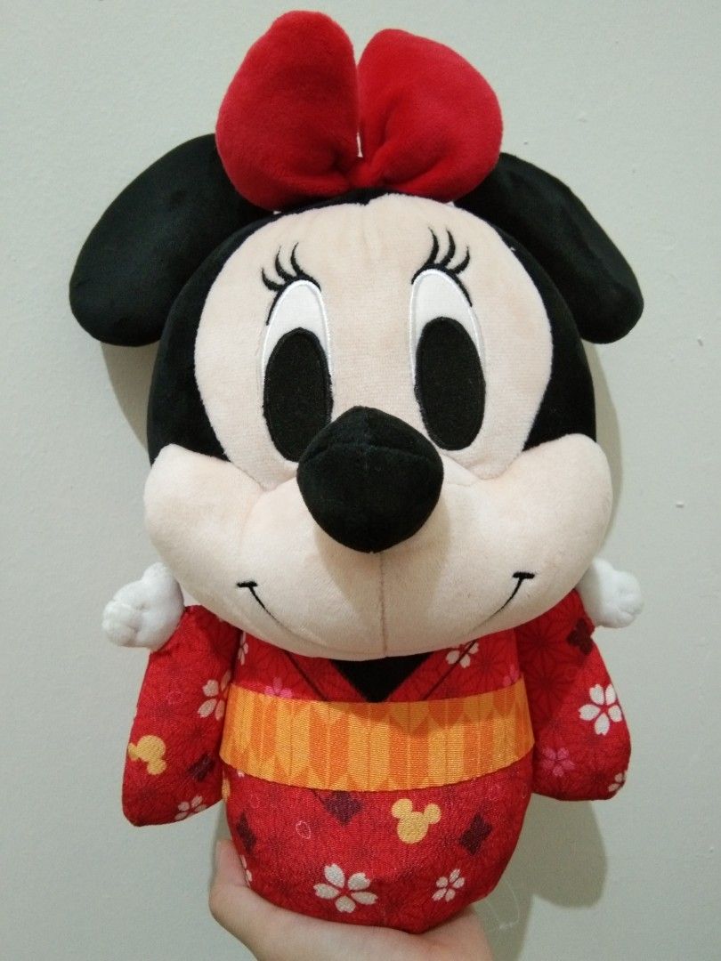 Big Original Disney Minnie Mouse Chibi Roly Poly Pretty Traditional ...