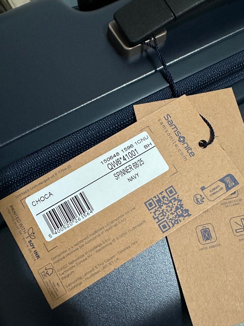 BN Samsonite Choca spinner 25”, Hobbies & Toys, Travel, Luggage on ...