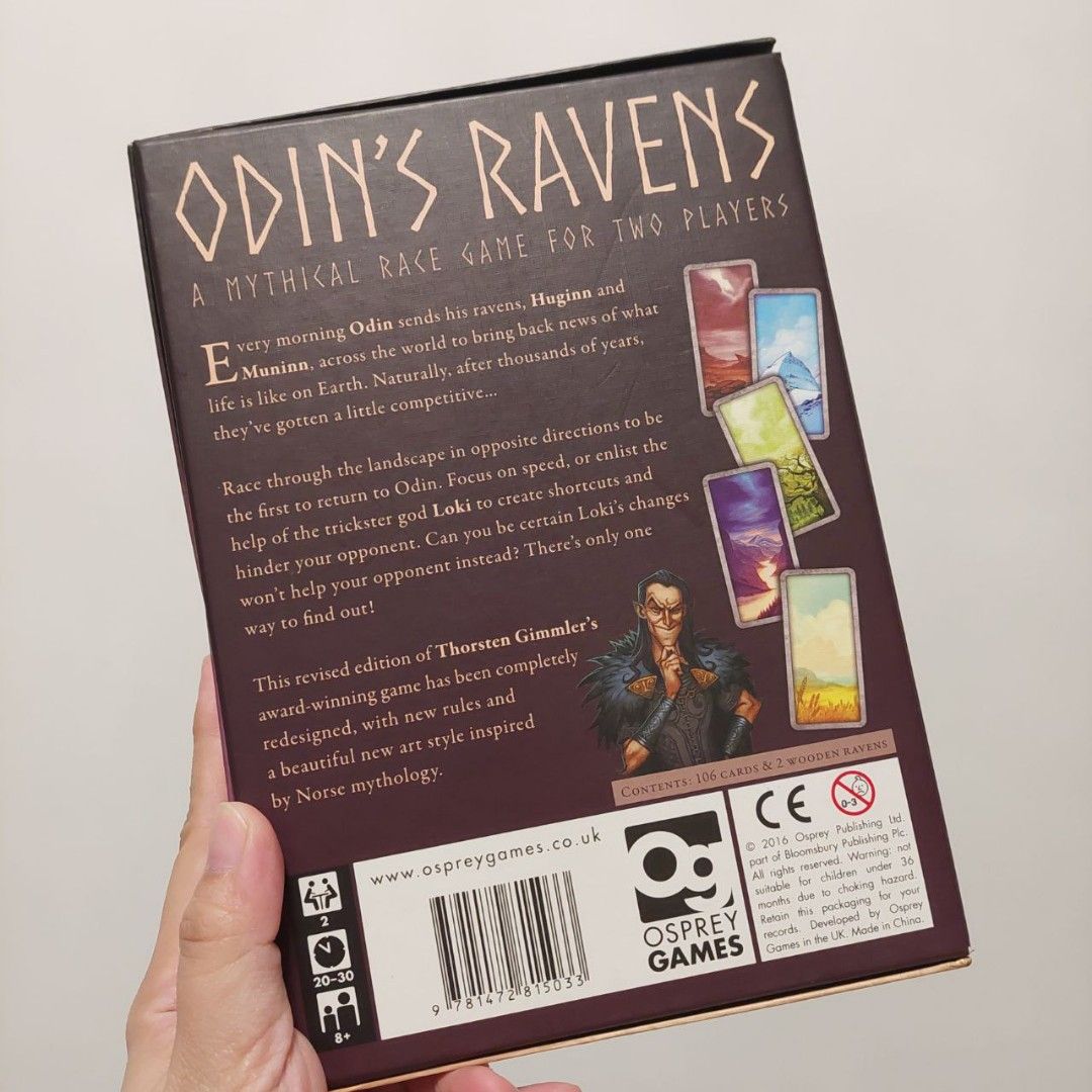 Board Game - Odin's Ravens, Hobbies & Toys, Toys & Games on Carousell