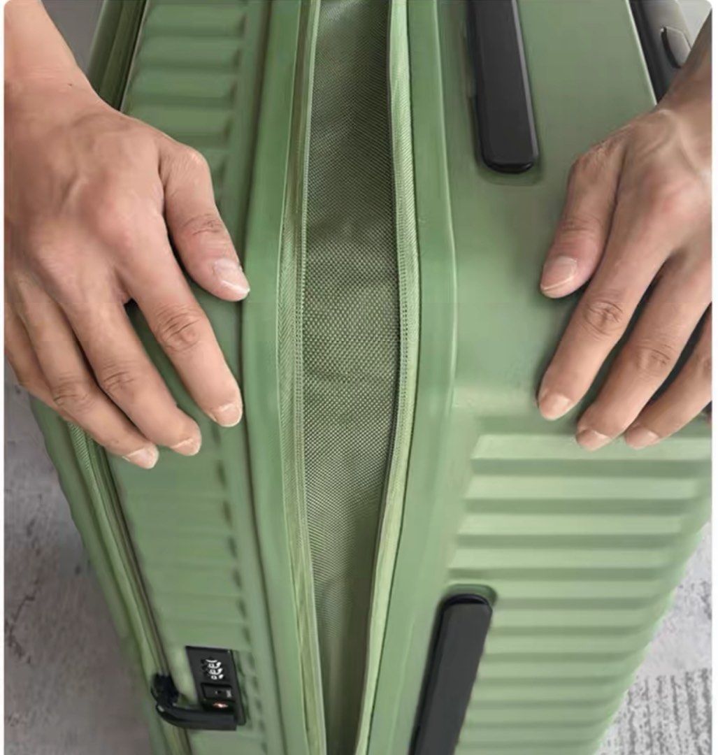 Brand new open front top expandable lightweight stackable Luggage 20 ...