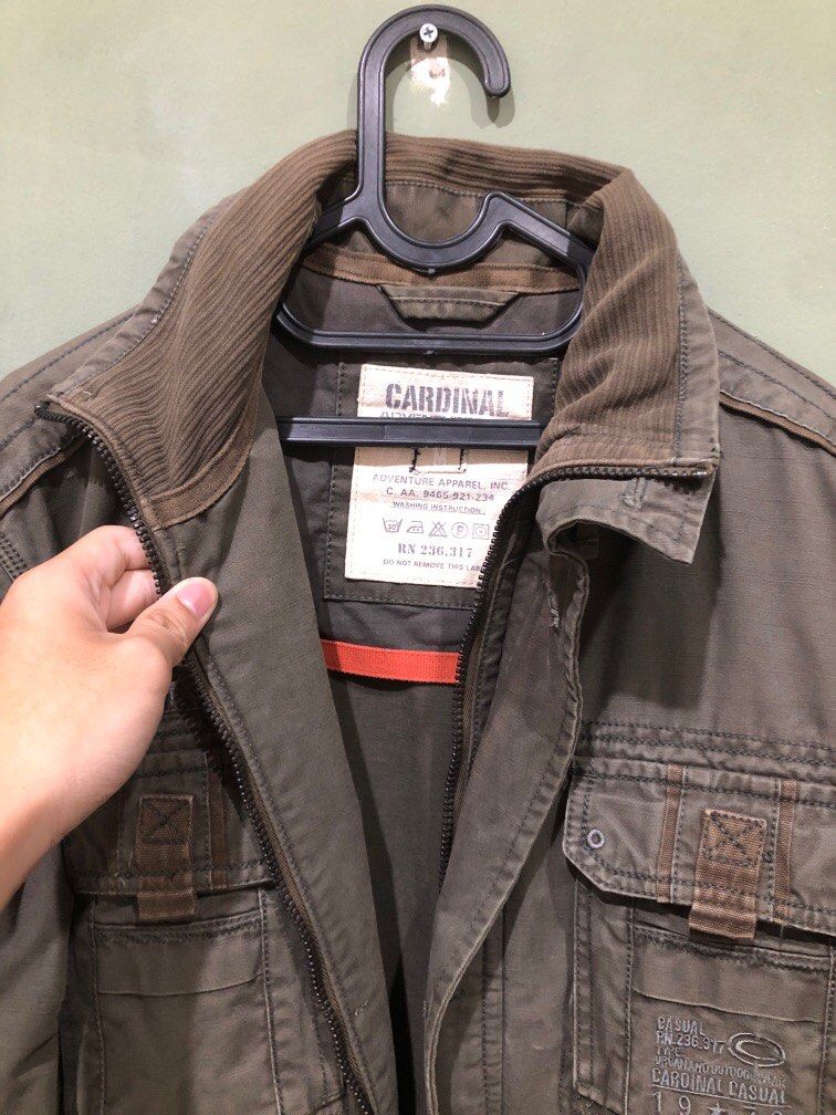 CARDINAL Jaket original, Fesyen Pria, Pakaian , Baju Luaran di Carousell