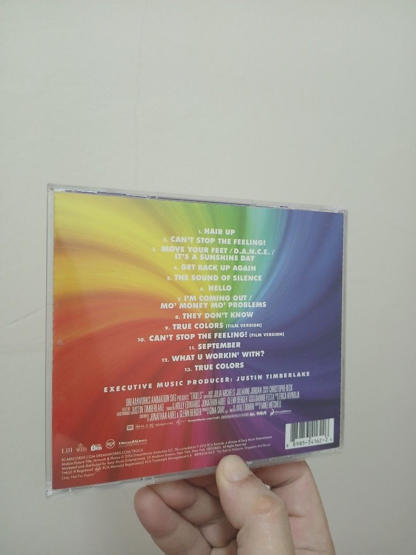 CD - Dreamworks Trolls: Original Motion Picture Soundtrack, Hobbies ...