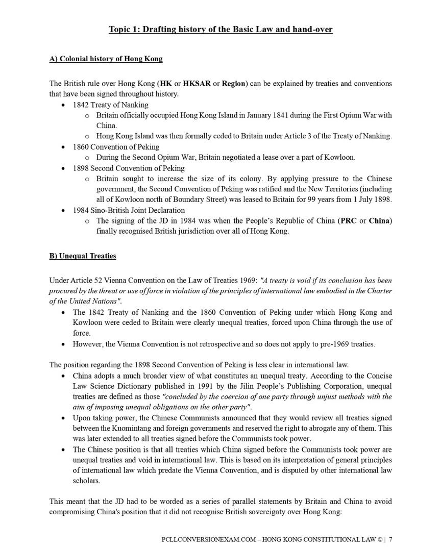 Constitutional Law (PCLL conversion notes) June 2024, 興趣及遊戲, 書本 & 文具 ...