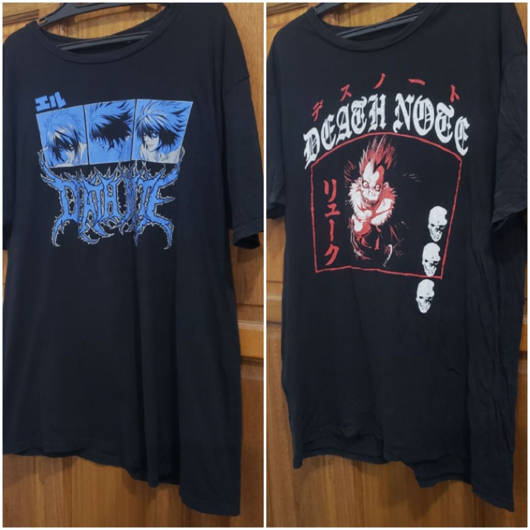 Death Note Aspack Anime Shirt, Men's Fashion, Tops & Sets, Tshirts ...