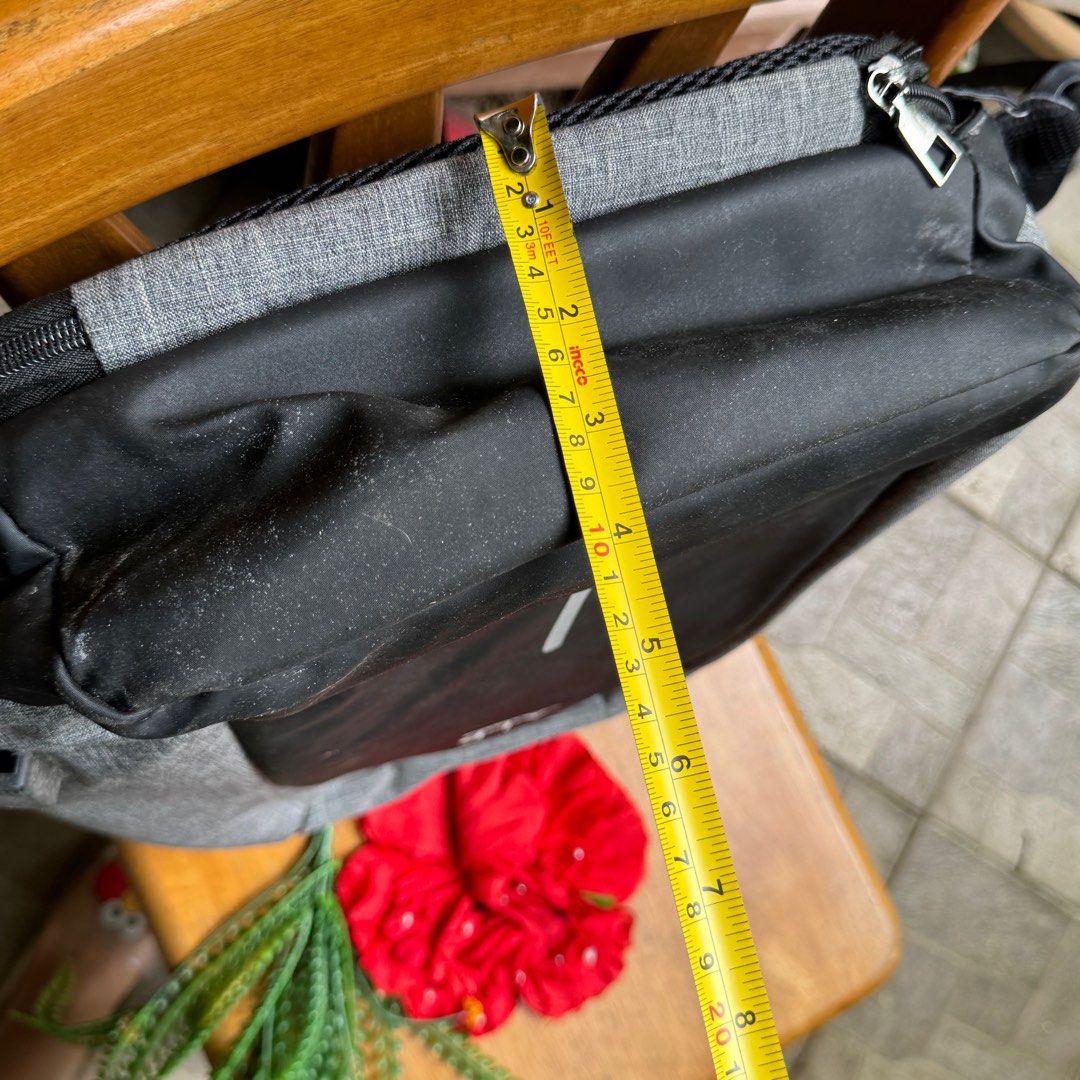 Defect ALP anti theft laptop bag_ Grey back pack, Computers & Tech ...