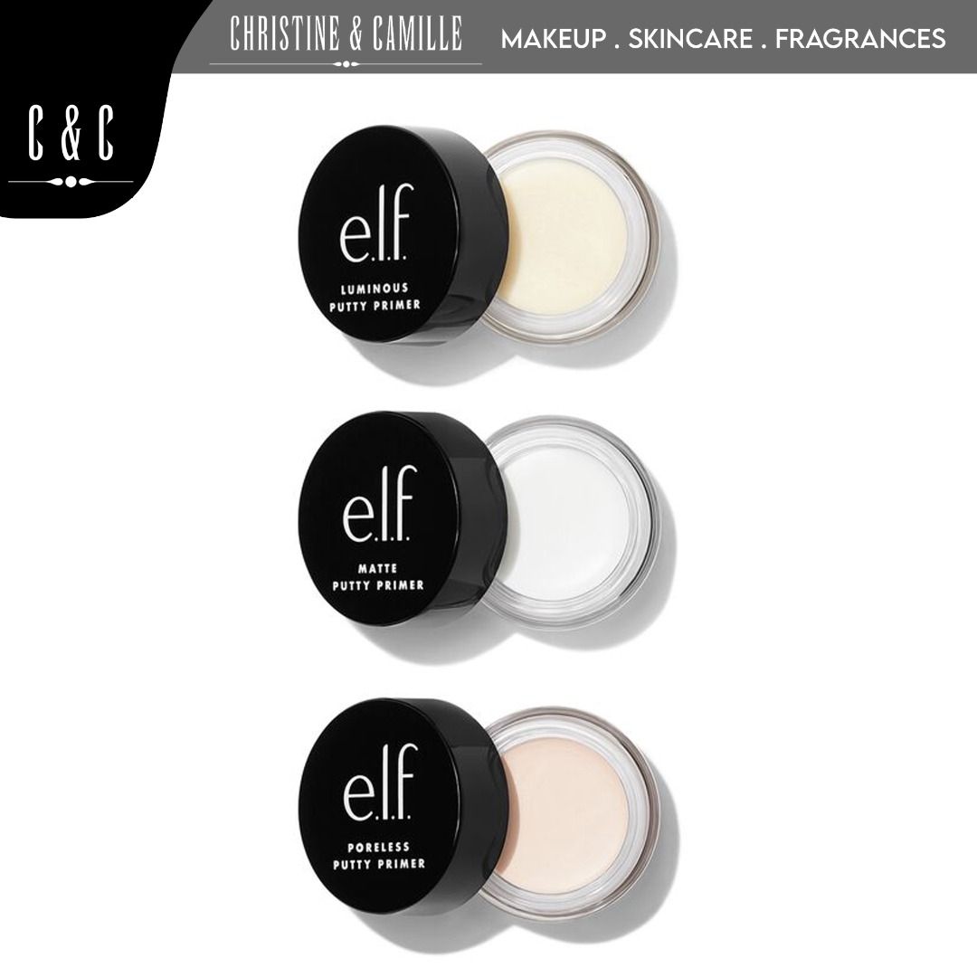 ELF Putty Face Primer Trio | Travel Size Putty Primers, Beauty ...