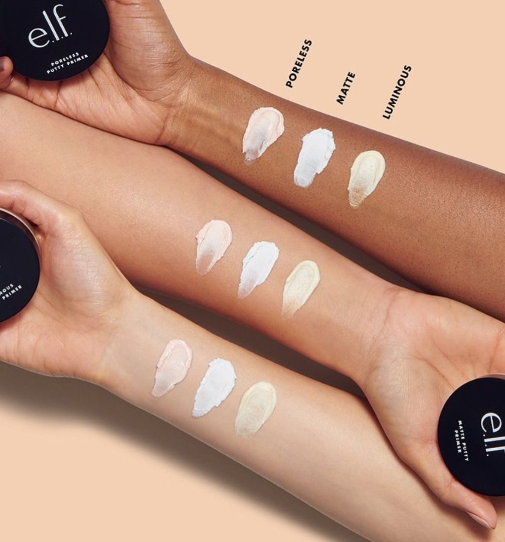 ELF Putty Face Primer Trio | Travel Size Putty Primers, Beauty ...