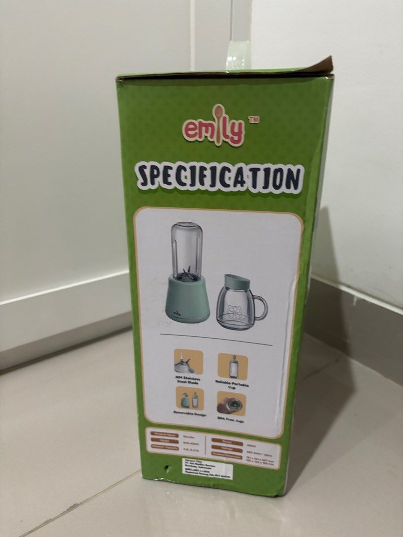 EMILY - PORTABLE BLENDER, Bayi & Anak, Perawatan & Makanan Anak di ...