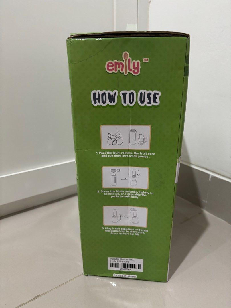 EMILY - PORTABLE BLENDER, Bayi & Anak, Perawatan & Makanan Anak di ...