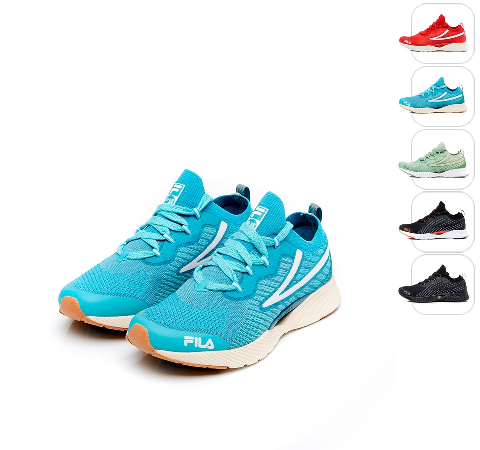 全新Fila 慢跑鞋24.5, 她的時尚, 鞋類, 運動鞋、球鞋在旋轉拍賣