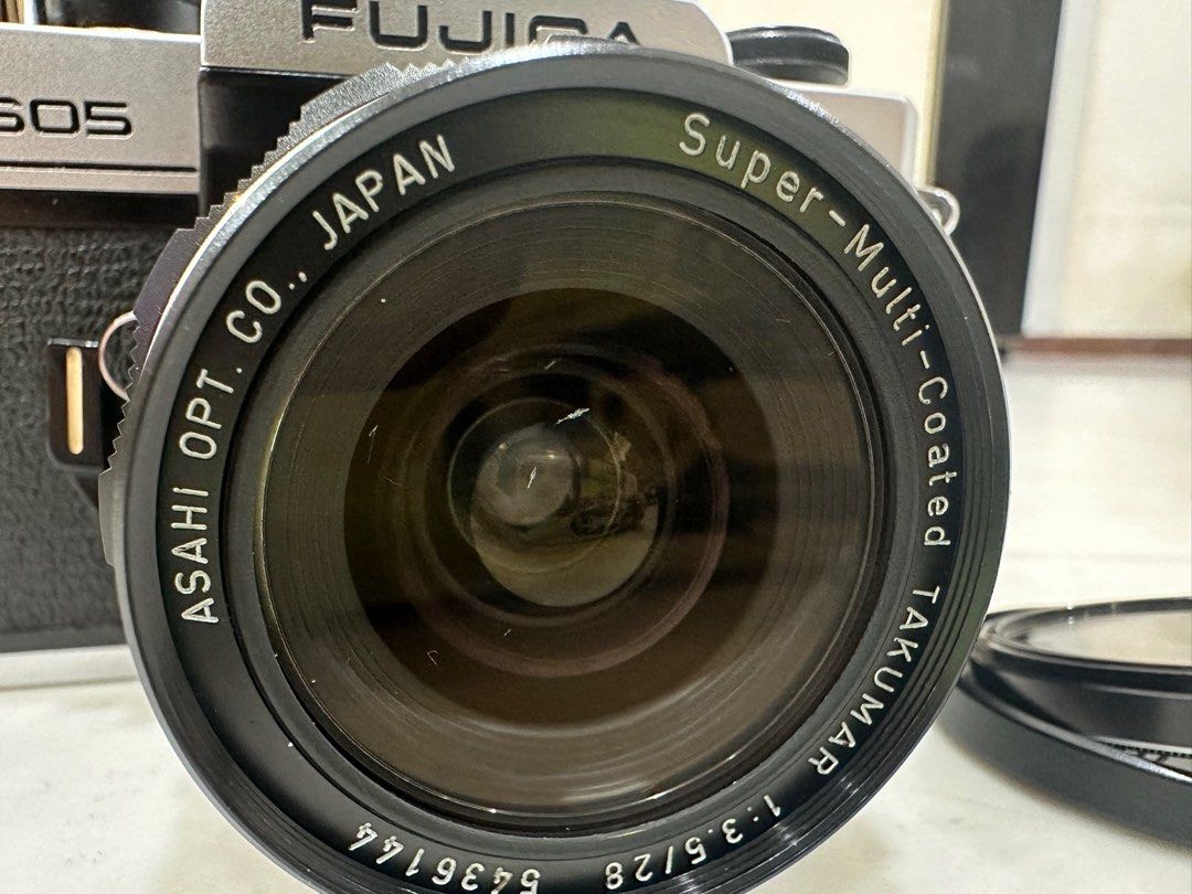 Fujica ST605 Vintage Film Camera with Super Multi Coated TAKUMAR 28mm F ...