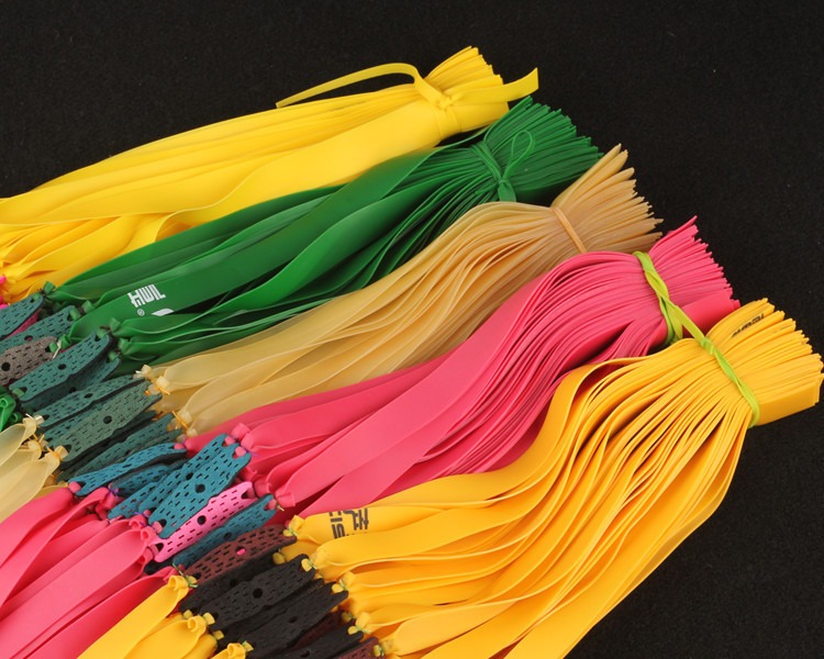 3pcs/ pek Getah lastik katapel skingshoot 0.75mm kuning, Sports ...