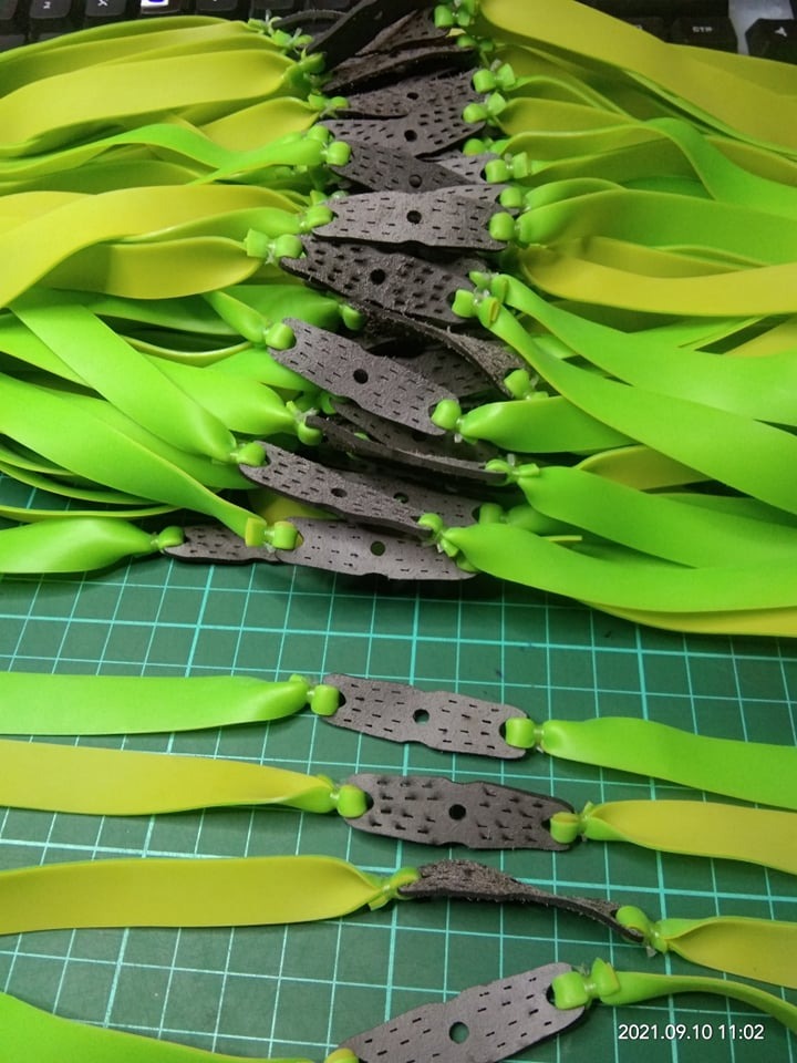 3pcs/pek Getah lastik katapel skingshoot 1.0mm Hijau, Sports Equipment ...