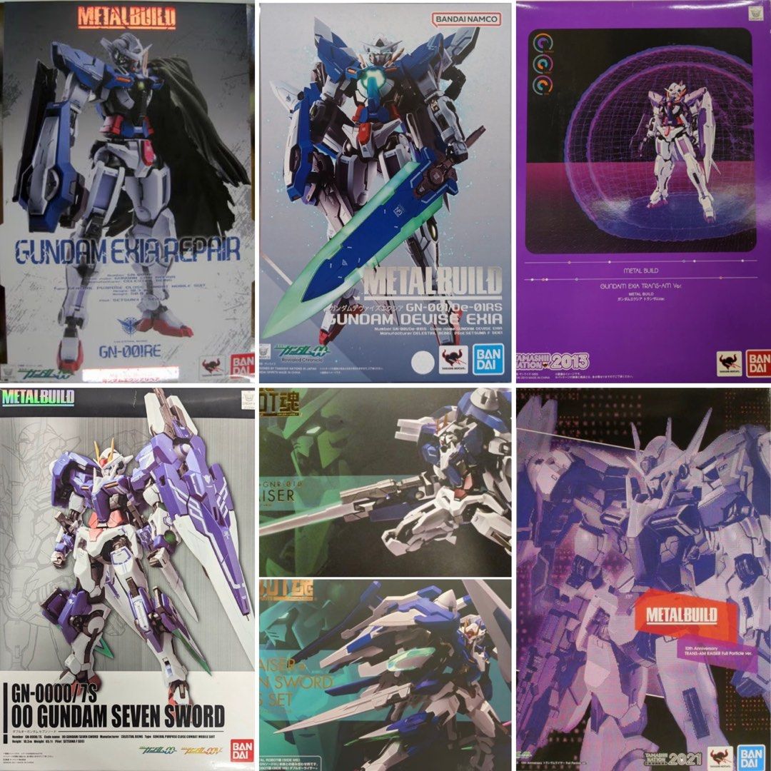 Gundam 00 metal build series - Exia 00 riser / Transarm / exia repair ...