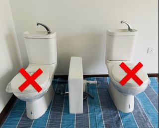 VERA Geberit Rimless Tornado Flushing System Toilet Bowl WC Bathroom ...