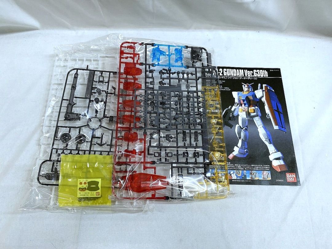 HG 1/144 RX-78-2 Gundam Ver.G30th EXPO Clear Color Version, Hobbies & Toys, Toys & Games on ...