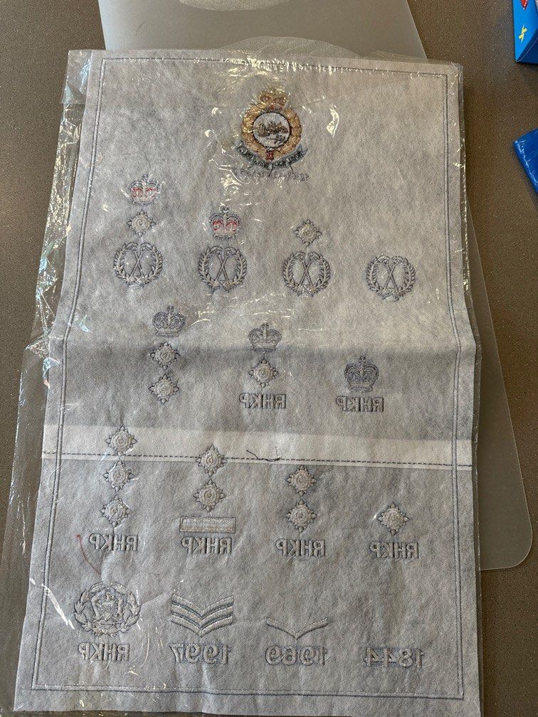 Hong Kong Police Uniform Ranking label, 興趣及遊戲, 收藏品及紀念品, 古董收藏 - Carousell