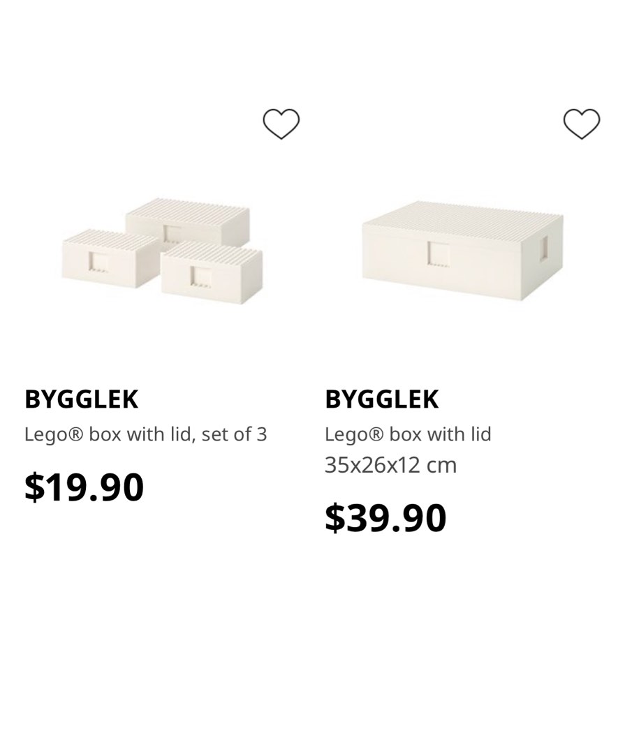 IKEA BYGGLEK Lego Box With Lids Bundle Of Boxes [Free, 56% OFF