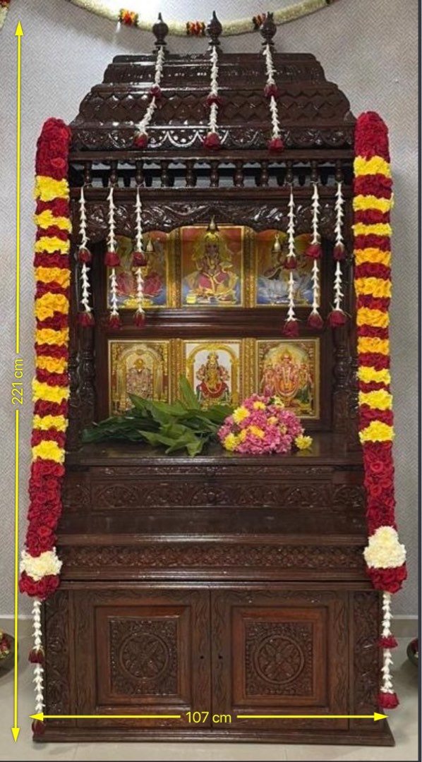 Indian Altar, Furniture & Home Living, Furniture, Shelves, Cabinets ...