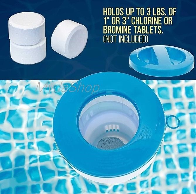 Intex 7 Inch Chlorine Floating Dispenser Swimming Pool. Bekas Klorin ...