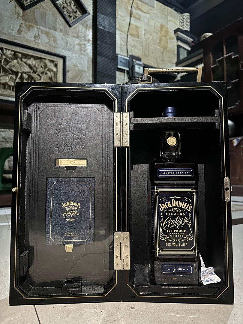 Jack daniels sinatra century limited edition 1L, Makanan & Minuman ...