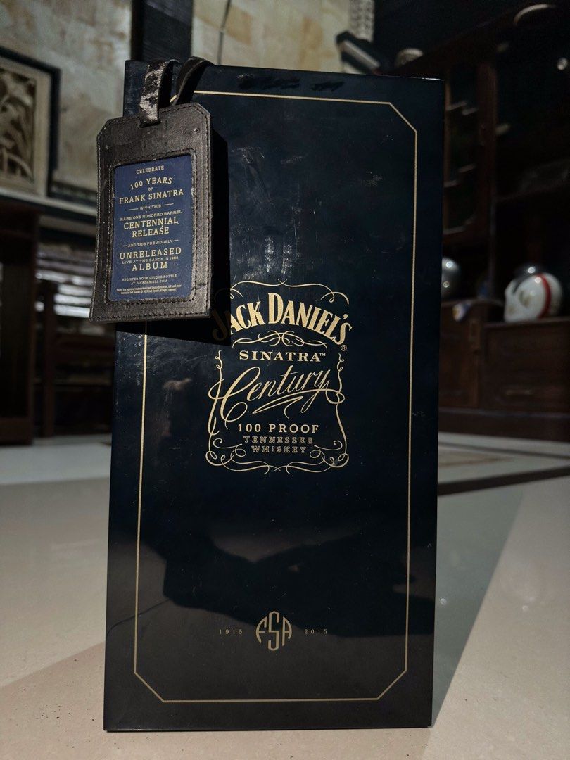 Jack daniels sinatra century limited edition 1L, Makanan & Minuman ...