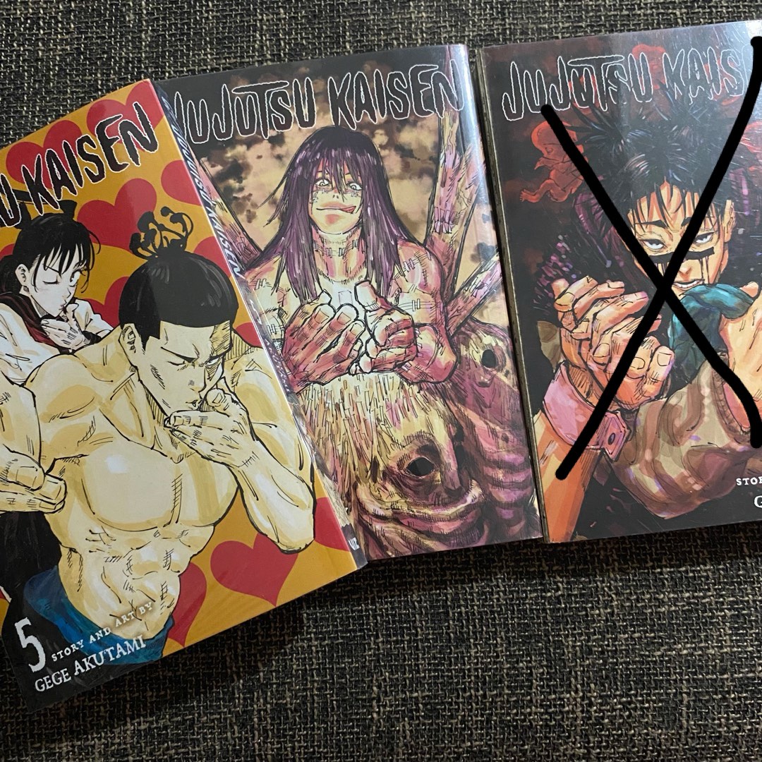 JUJUTSU KAISEN VOL. 5 6 VOLUME JJK MANGA, Hobbies & Toys, Books & Magazines, Comics & Manga on ...