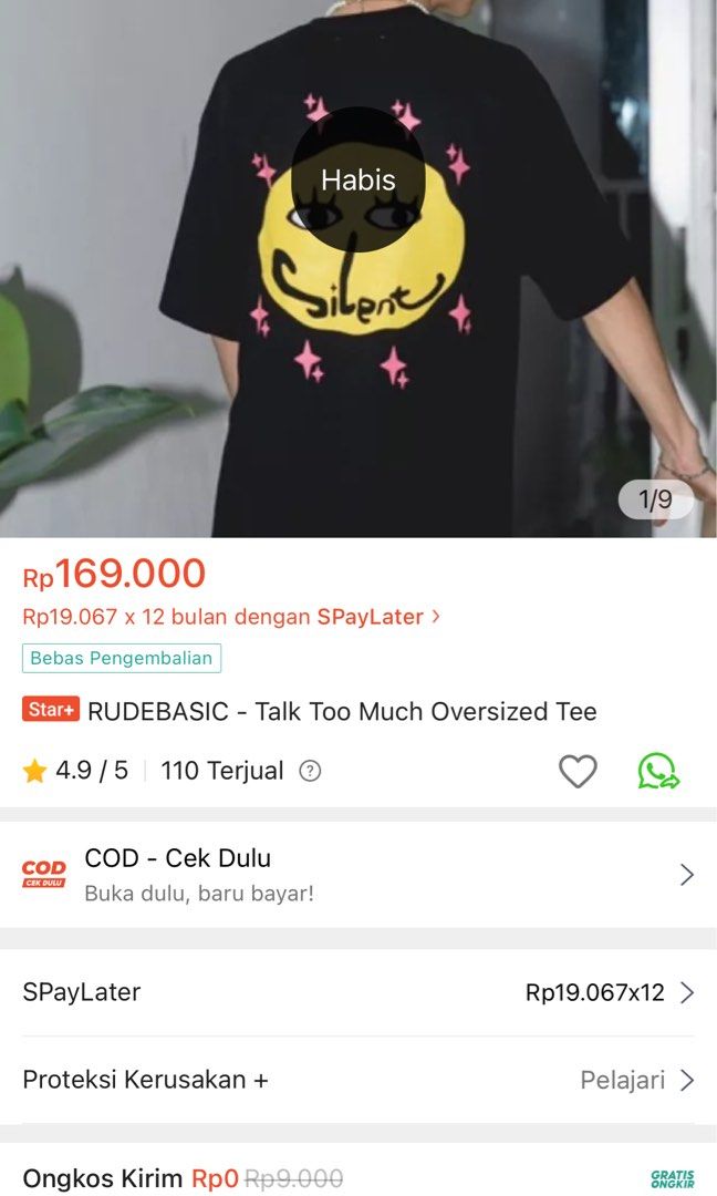 Kaos Rudebasic Oversize, Olshop Fashion, Olshop Pria di Carousell
