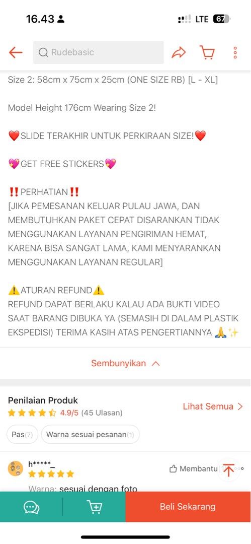 Kaos Rudebasic Oversize, Olshop Fashion, Olshop Pria di Carousell