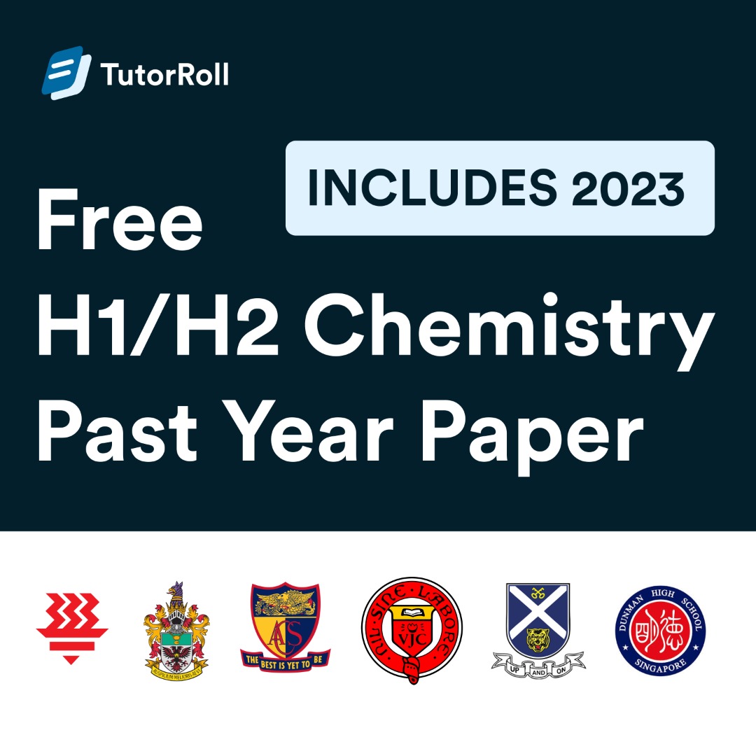 UPDATED 2024* FREE H1/H2 CHEMISTRY PAST YEAR PAPER FULL PREP BUNDLE ...