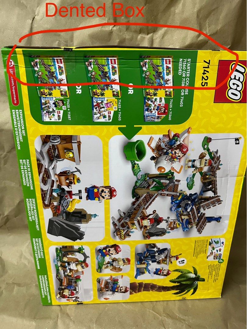 LEGO 71425 Super Mario Diddy Kong's Mine Cart Ride Expansion (Dented ...