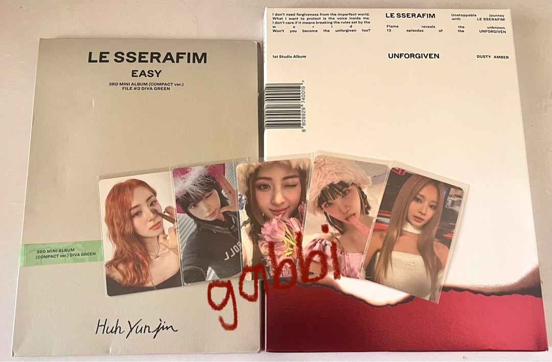 Lesserafim set, Hobbies & Toys, Memorabilia & Collectibles, Fan ...