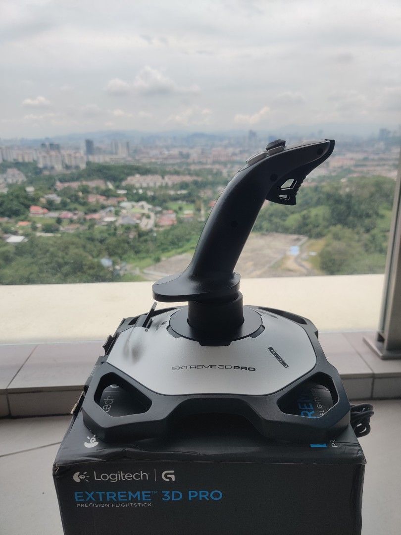 Logitech Extreme 3D Pro Joystick, Video Gaming, Gaming Accessories ...