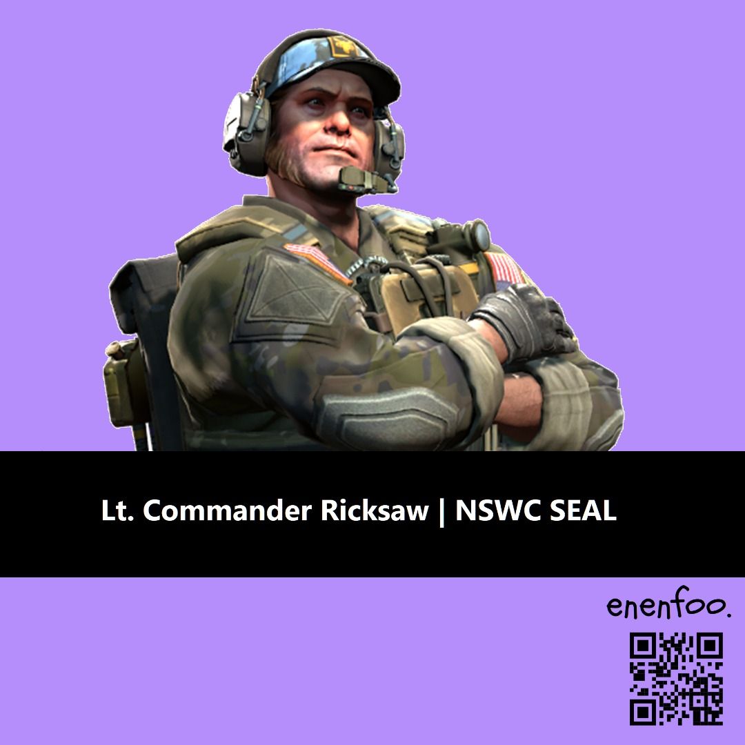 LT. COMMANDER RICKSAW NSWC SEAL CS2 AGENTS ITEMS SKINS KNIFE CSGO COUNTER STRIKE SOURCE 2 CS ...