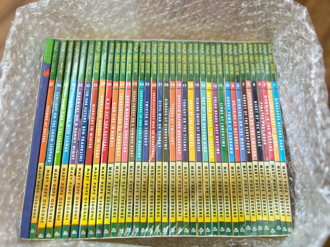1~37 Magic Tree House Adventure Series Books 1 to 37 with Workbook ...