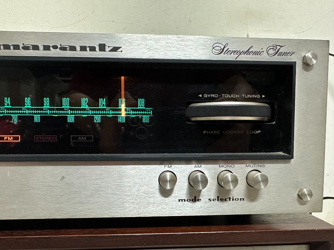經典MARANTZ 104 FM/ AM TUNER 古典收音機 指針式 可接黑膠+1060 後級擴大機/日本製造 品項漂亮, 耳機及錄音音訊 ...
