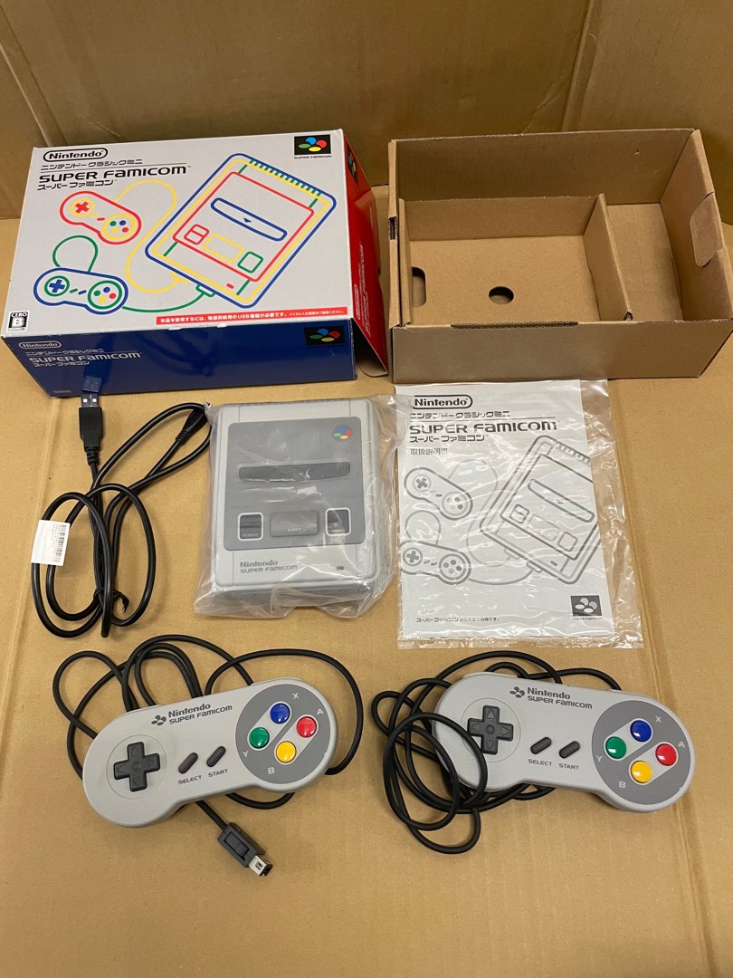 中古 日版 原裝 Nintendo Super Famicom Mini SFC Classic 任天堂 迷你 超任 迷你超任 超級任天堂 ...
