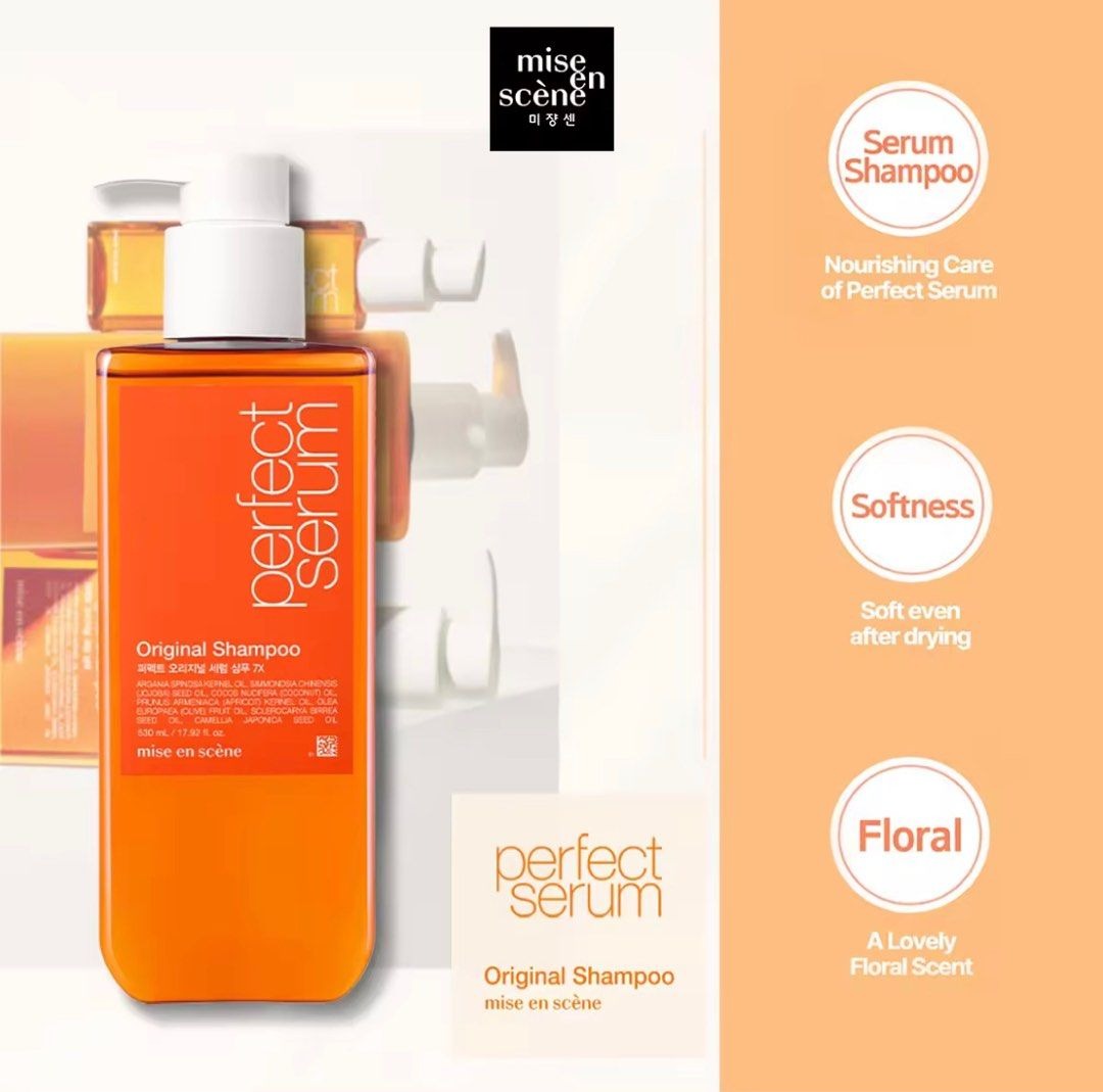 Mise en scene Perfect Serum Original Shampoo, Conditioner & Treatment ...