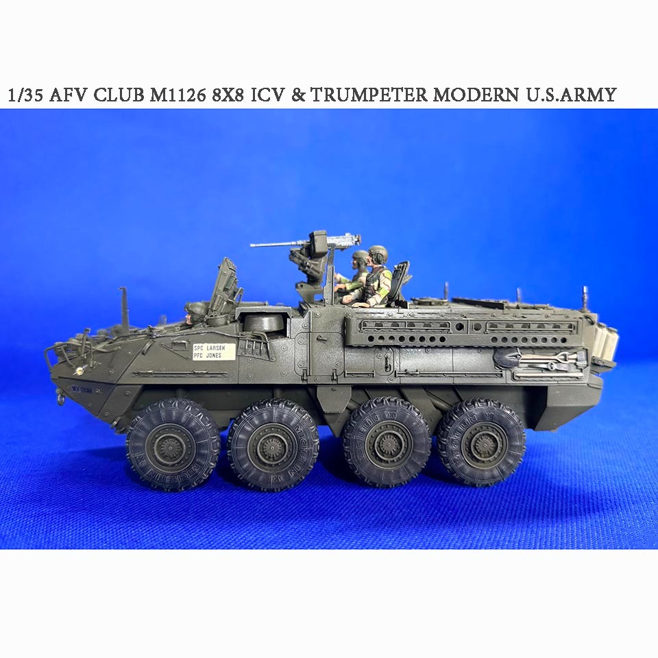 【ModeLLand 模人地帶 ※ 模型作品】C001 1/35 AFV CLUB AF35126-Stryke M1126 8x8 ICV ...