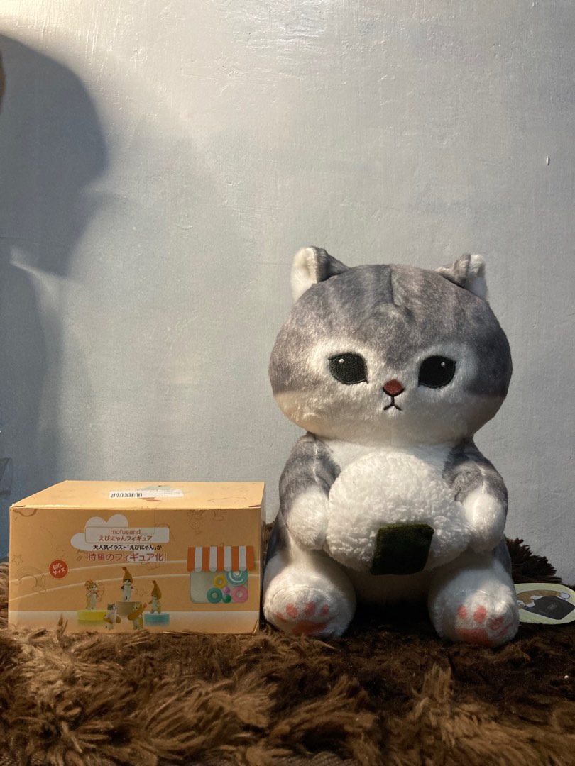 Mofusand Bundle Cat Onigiri & Cat Figures Shrimp Tempura, Hobbies & Toys, Toys & Games on Carousell