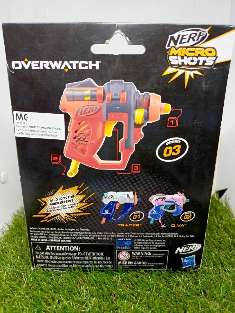 NERF MICRO SHOTS OVERWATCH, Hobbies & Toys, Toys & Games on Carousell