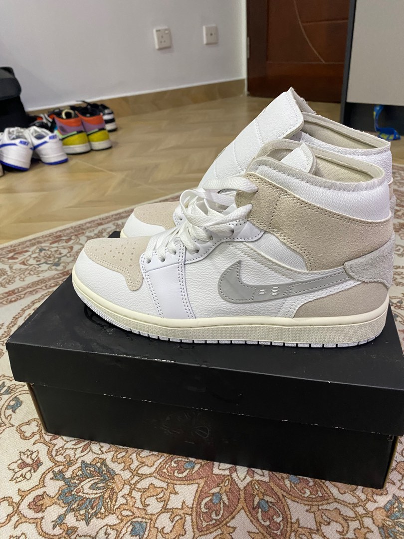 Nike Air Jordan 1 (AJ1) Mid SE Craft Inside Out, Men's Fashion ...